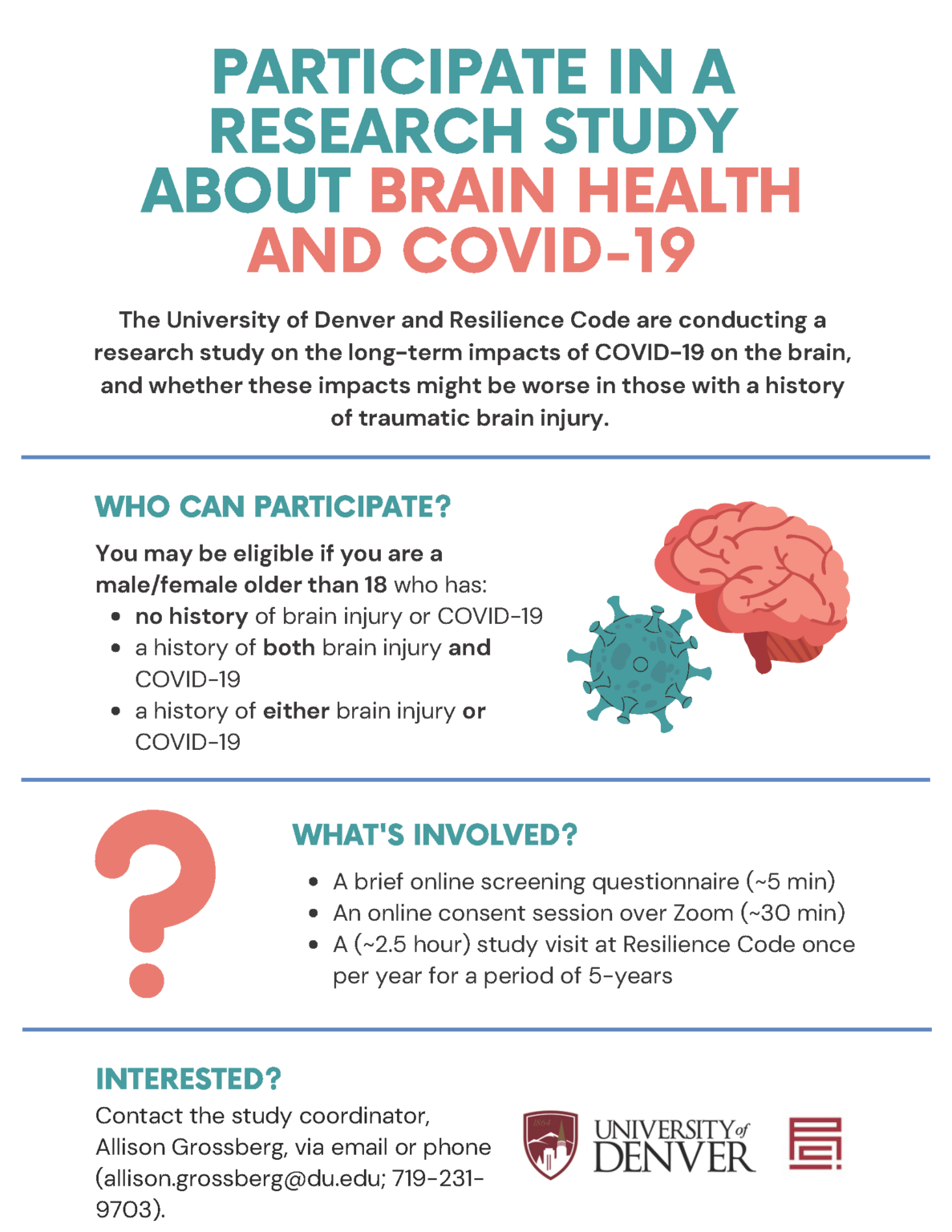 Brain Health and Covid-19 - Resilience Code