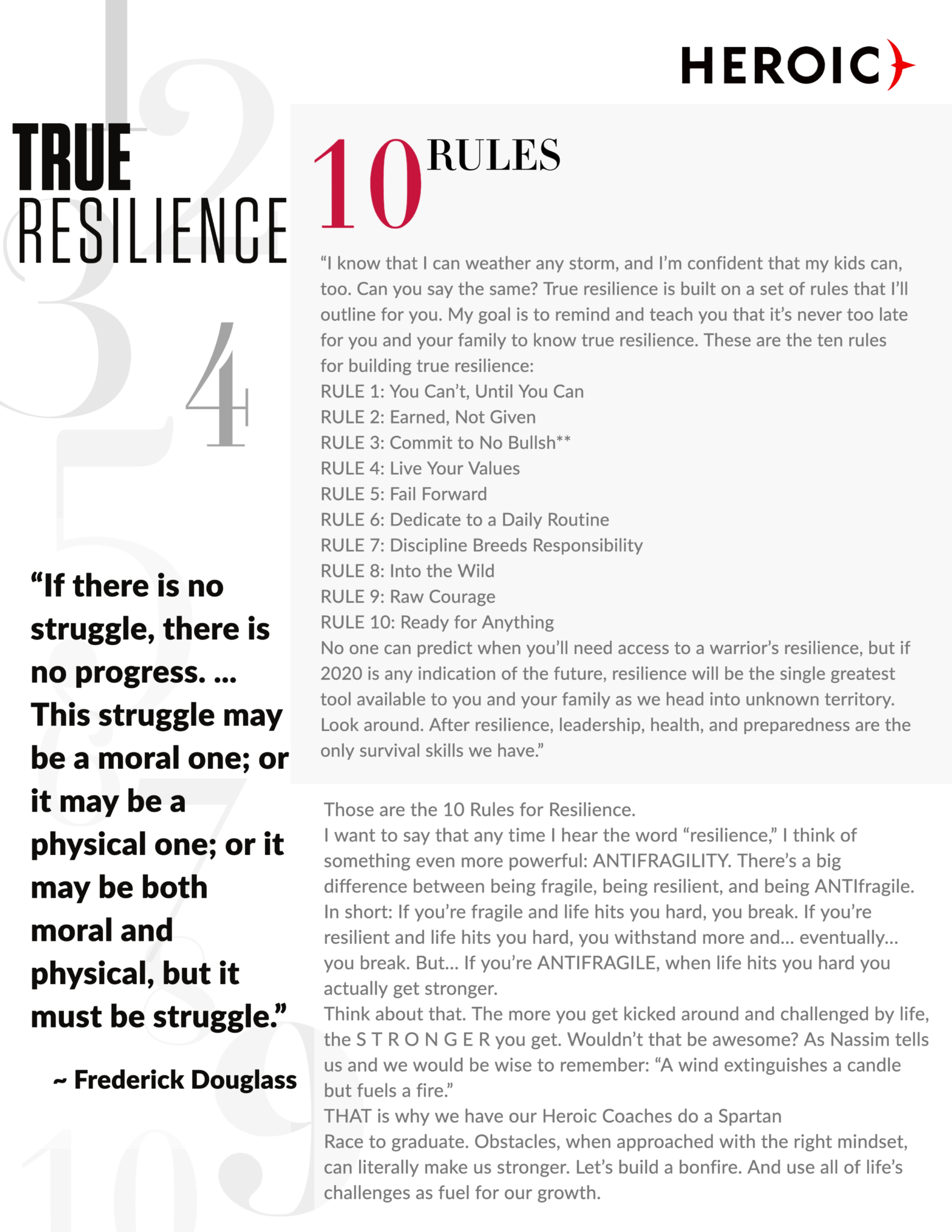10 Rules for Resilience - Resilience Code