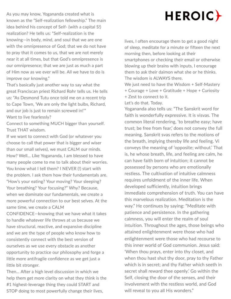 Living Fearlessly - Resilience Code